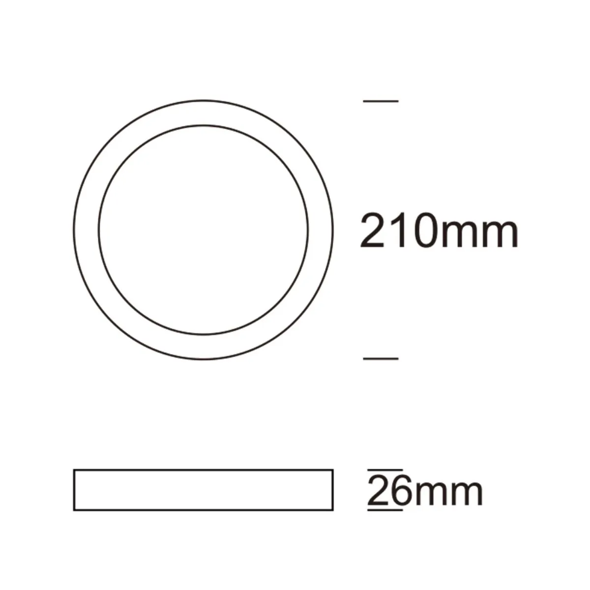 Round Surface LED Ceiling 24W 4CCT CRI92 | Ibérica